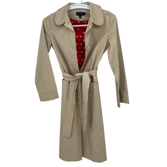 Boden | Jackets & Coats | Boden Trench Coat With Peter Pan Collar ...